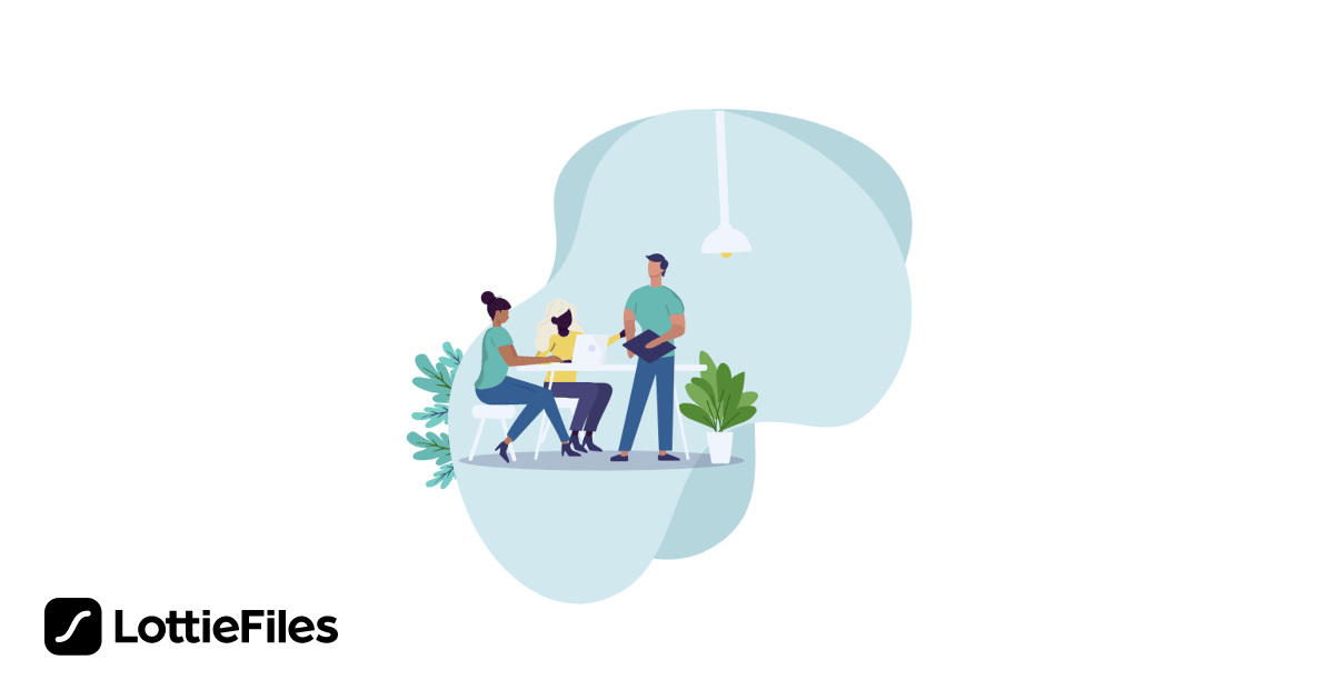 Free Colleagues working together on project Animation by Abdul Latif ...