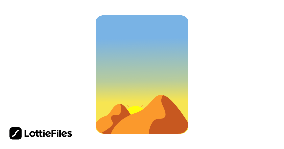 Free Sunrise Animation Animation by Rohail Animate | LottieFiles