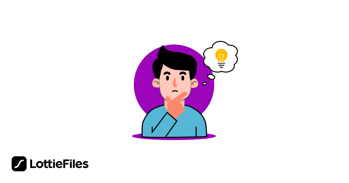 Free Character Good Thinking Animation by Riju Shah | LottieFiles