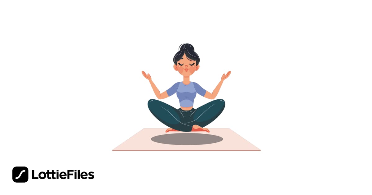 Free Meditating Time Animation by Bashir Ahmad | LottieFiles