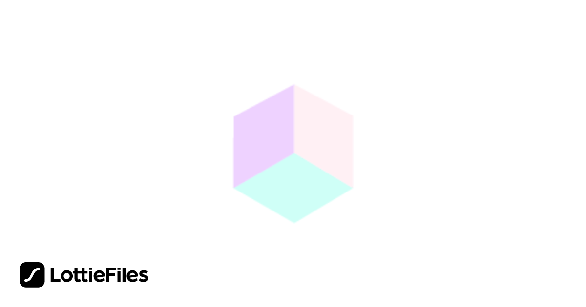 Free Cube loader Animation by Fleur Even | LottieFiles