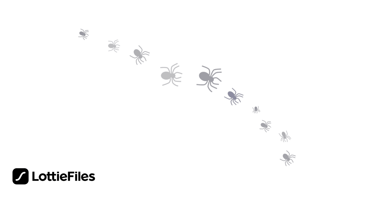 Free Spiders 3 Animation by Владислав Григоренко | LottieFiles