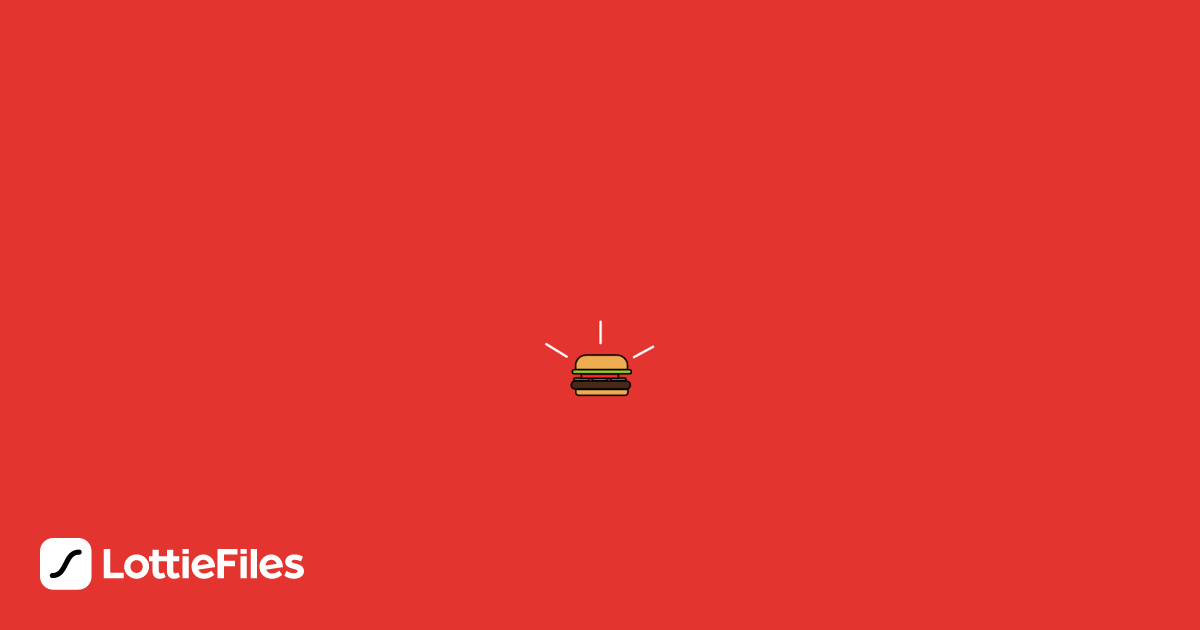 Free hamburger Animation by Quentin Leroy | LottieFiles
