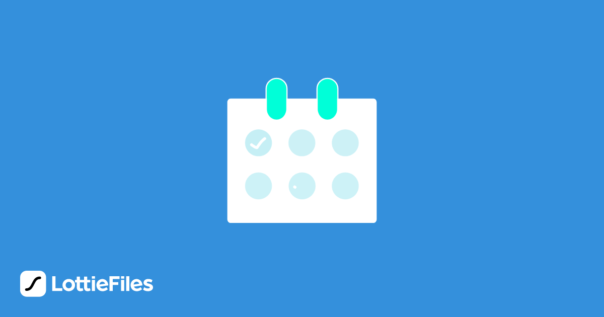 Free Calendar animation Animation by Rasmus Brandt | LottieFiles