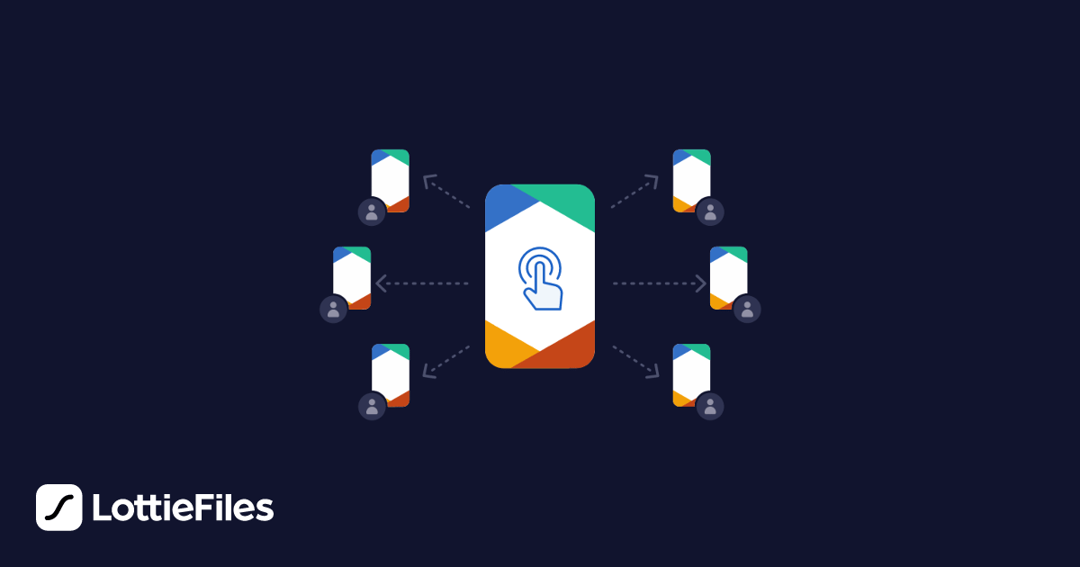 Free Card Sharing Animation by Jonathan Smith | LottieFiles