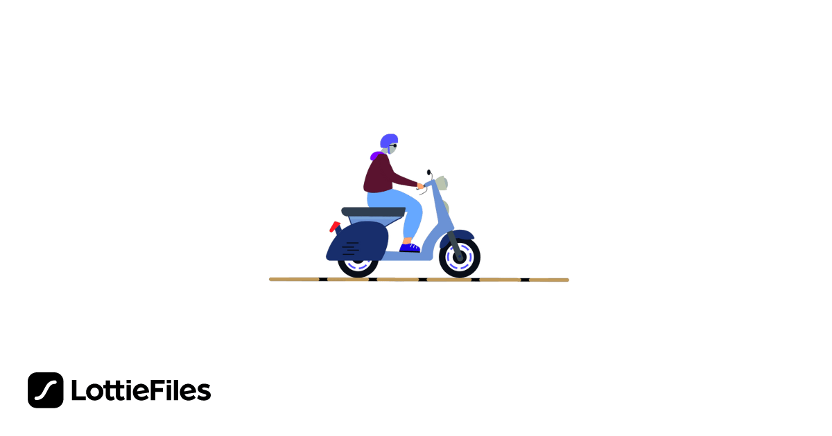 Free Bike Riding Animation by Poritos Roy | LottieFiles