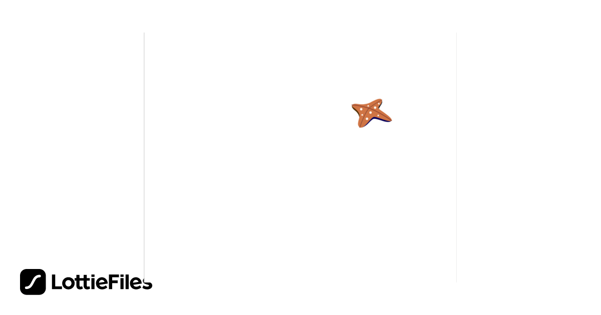 Free See and starfish Animation by Sussan Hurtado | LottieFiles