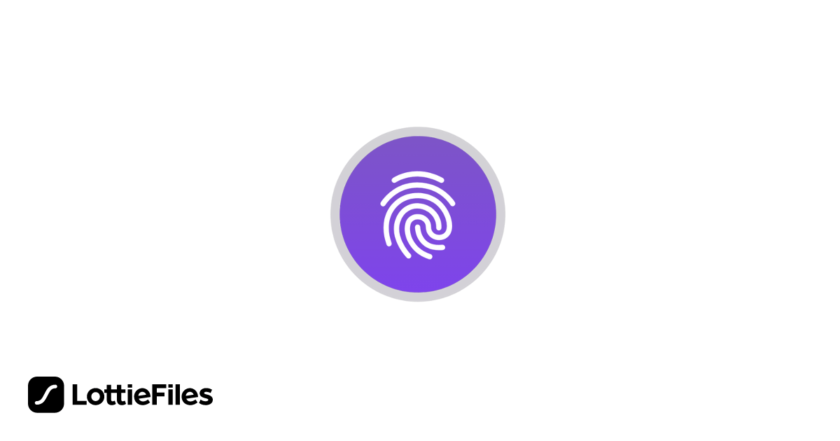 Free Finger_Print_Lottie_Files_V2 Animation by Jignesh Patil | LottieFiles