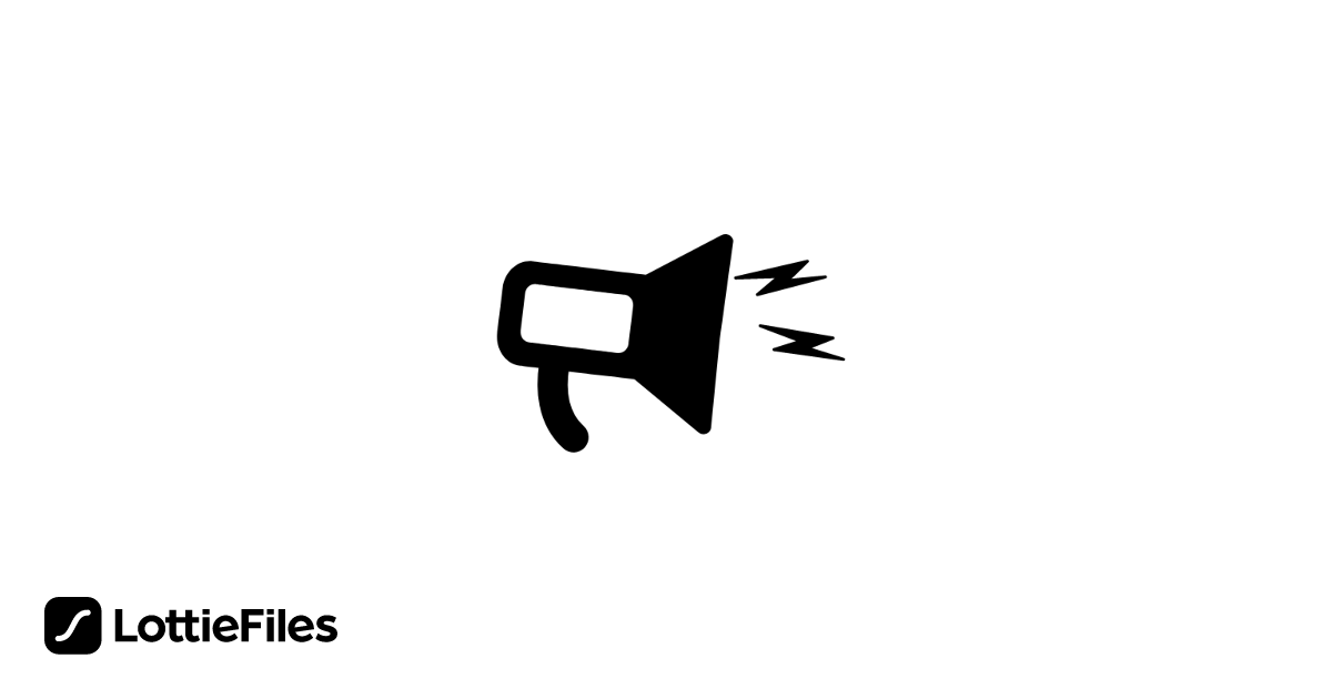 Free megaphone Animation by Luk3nd | LottieFiles