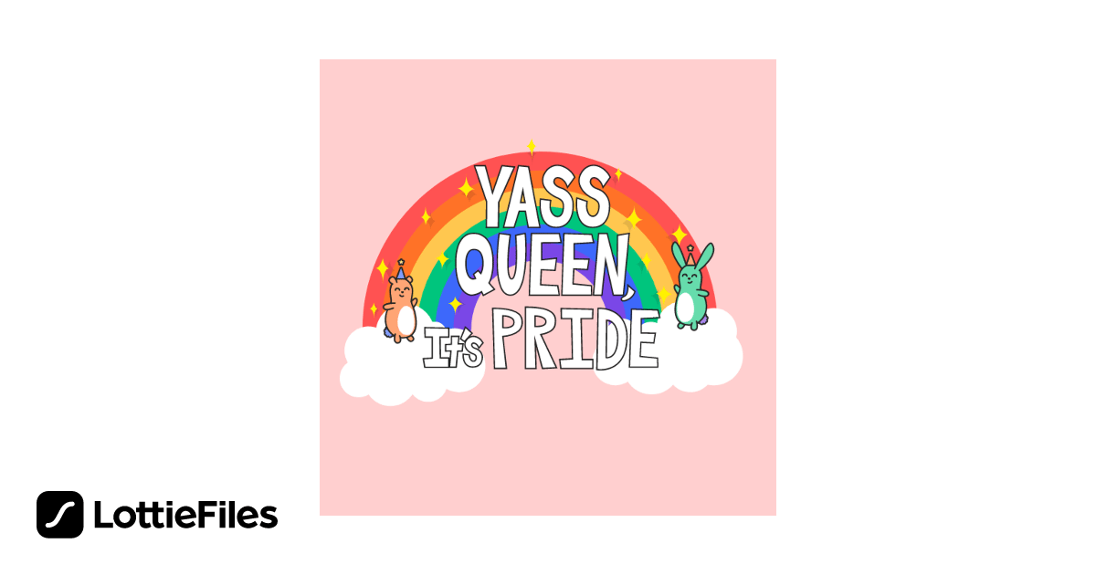 Animación gratuita de Yass Queen, It's Pride!! de Jose | LottieFiles