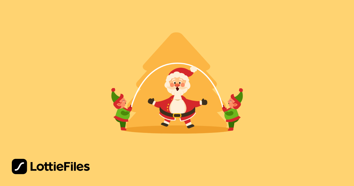 Free Keeping Santa Fit Animation by Arka Bhowmik | LottieFiles