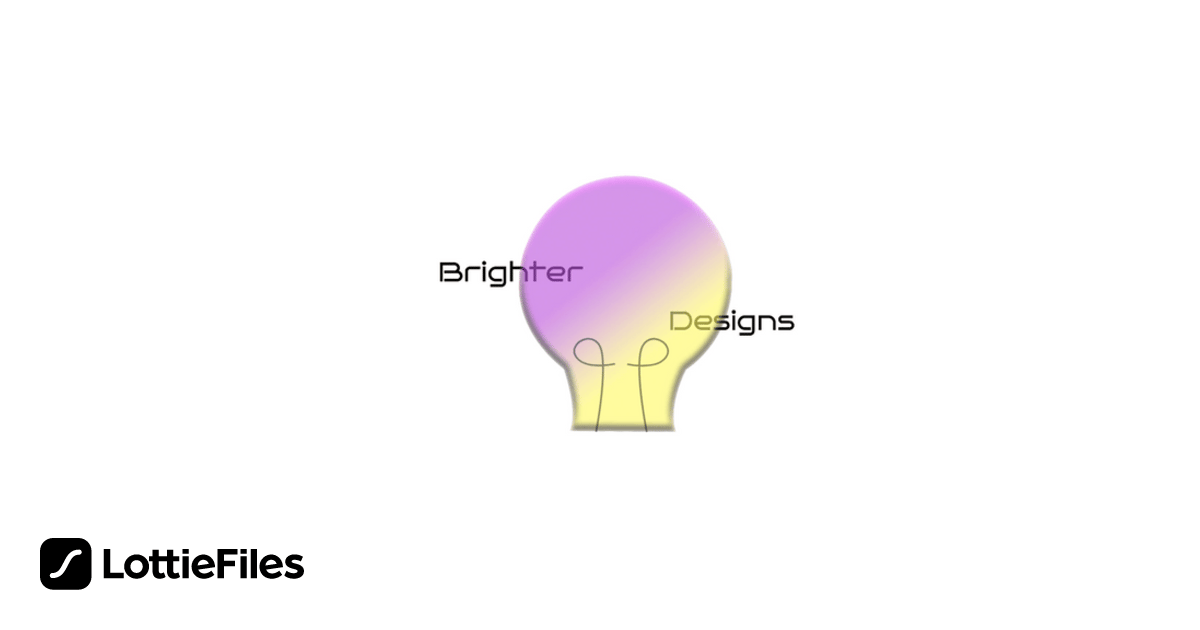 Brighter Designs flashing lightbulb by Brighter Designs - LottieFiles