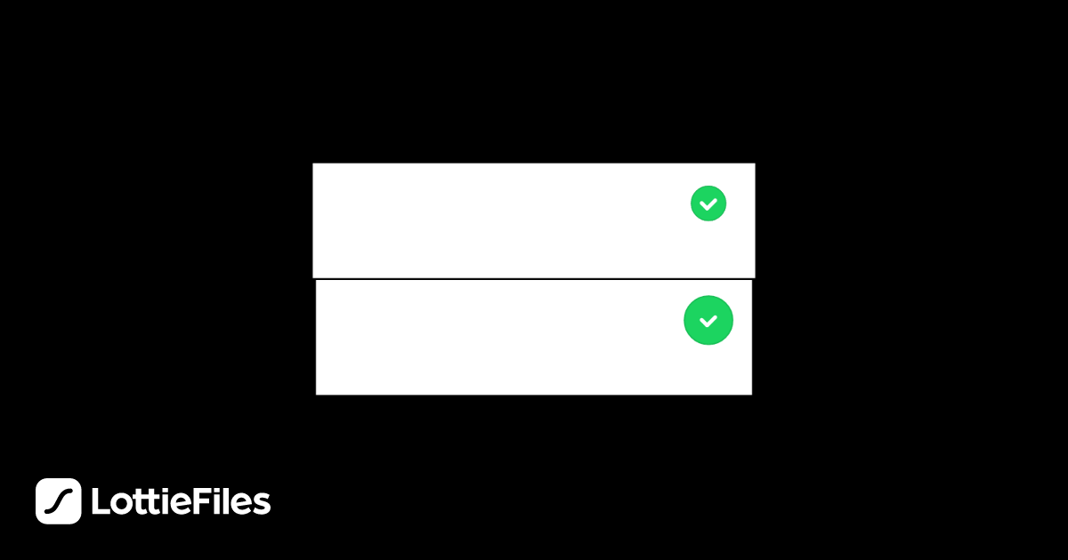 Free check animation Animation by ChoongHee Seo | LottieFiles