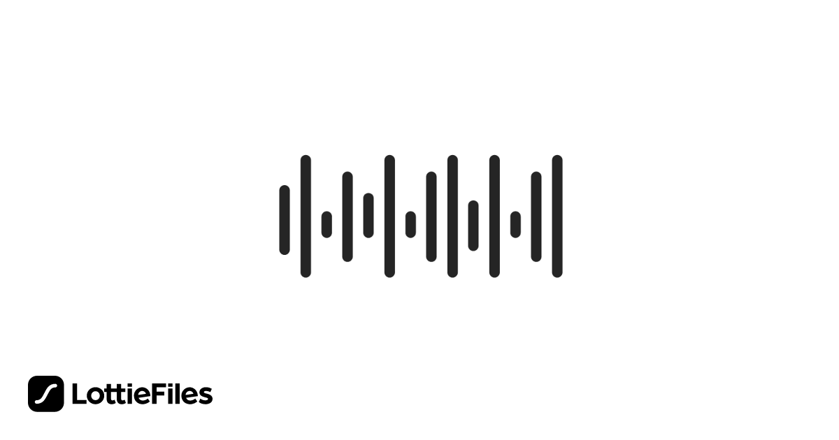 Free Audio playing animation Animation by Foluso Ayodele | LottieFiles