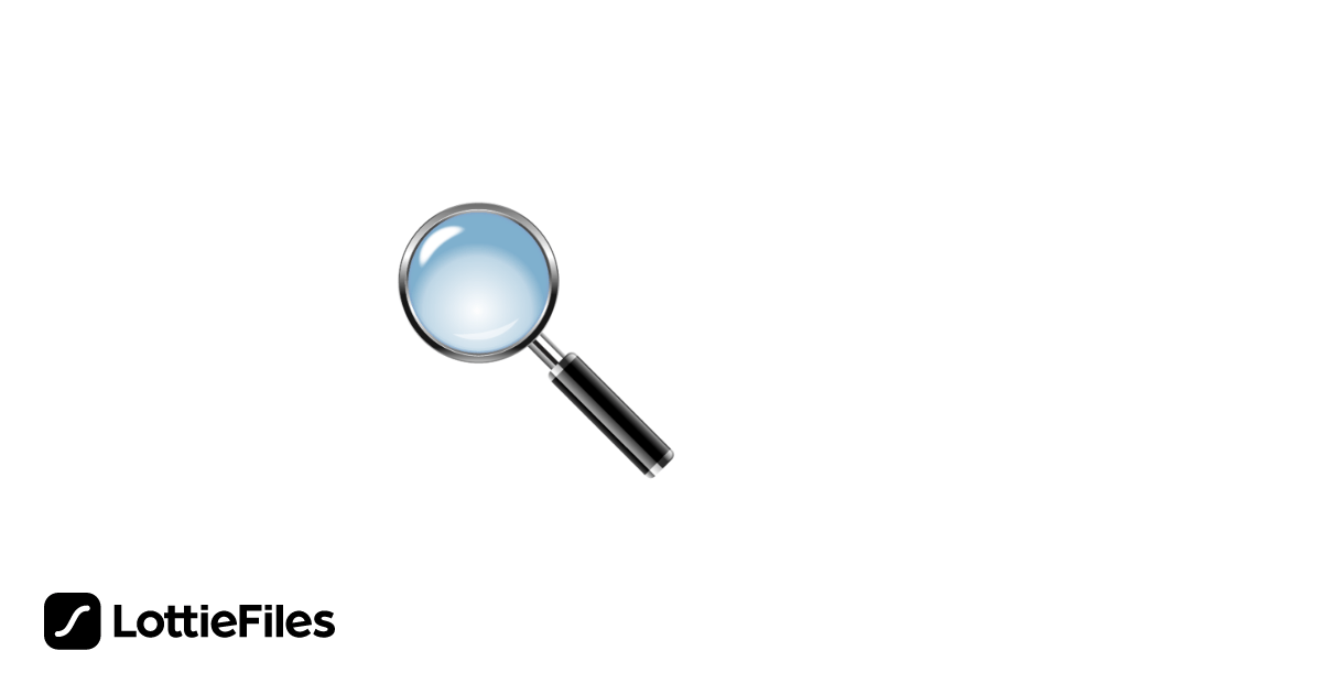 Free Scanner Magnifier Animation by Akhtar Zaman | LottieFiles