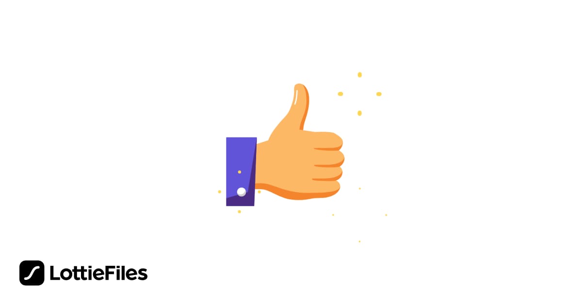 Free Thumbs Up Animation by pratyush das | LottieFiles