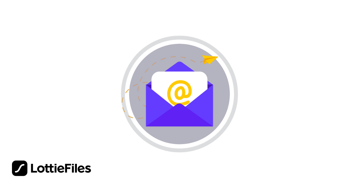Free Animated Email, send email, contact us Icon Animation by Rayhan ...