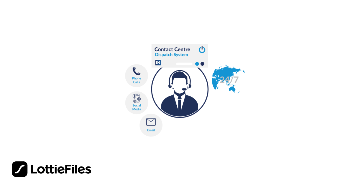 Free Intouch Contact center Animation by islam tauhid | LottieFiles