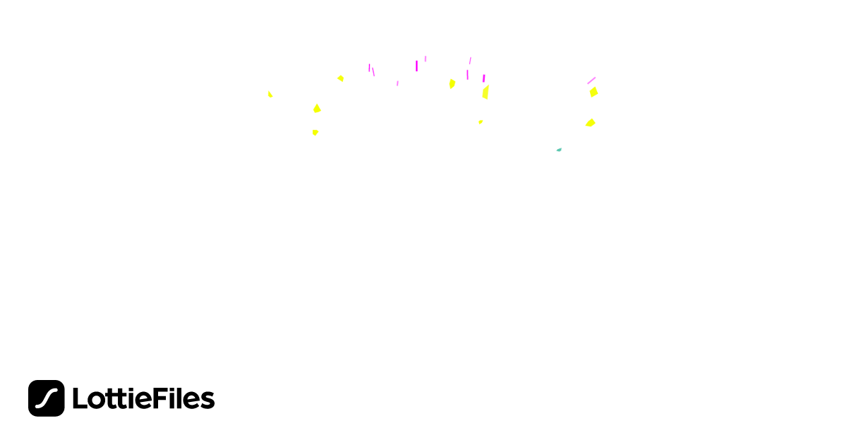 Free Blasting Confetti Animation by Zainab Khalil | LottieFiles