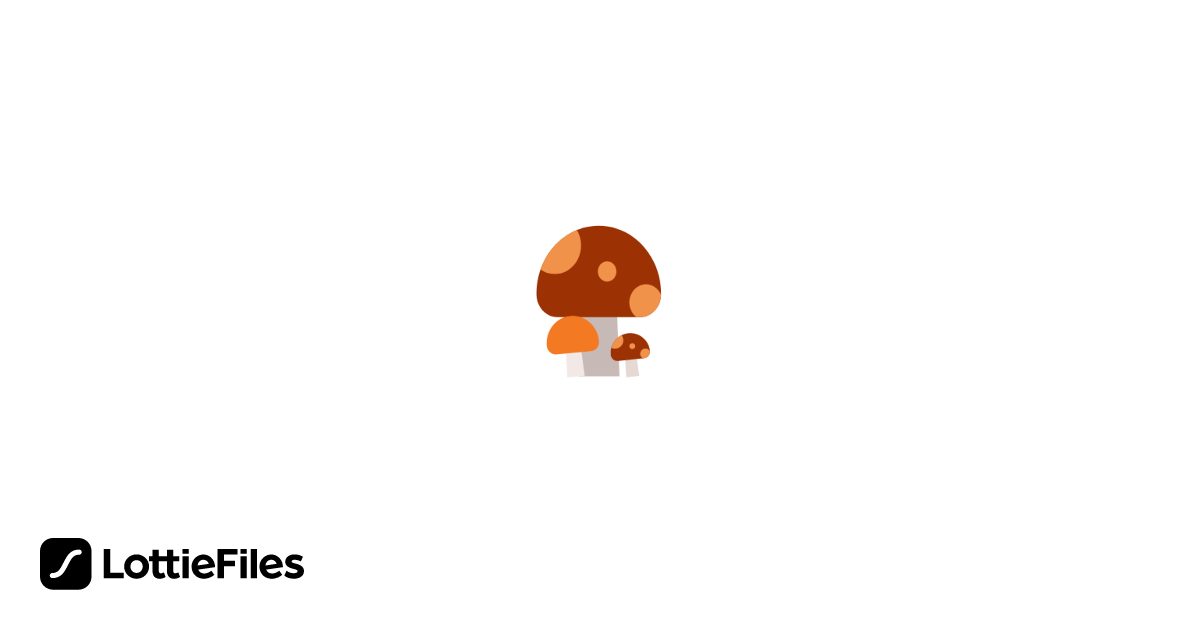 Free Mushroom Animation by Conor Mayling | LottieFiles