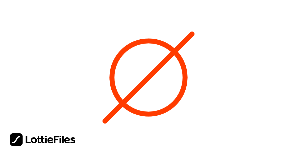 Free cross out with red Animation by Roger Hunt | LottieFiles