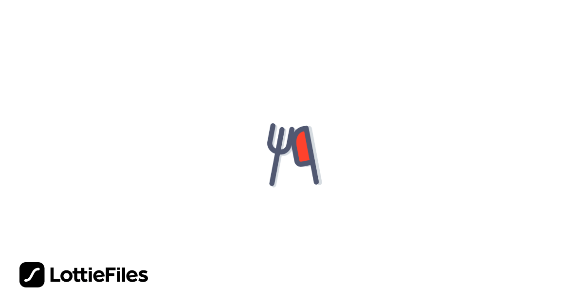Free knife and fork Animation by kinoko | LottieFiles