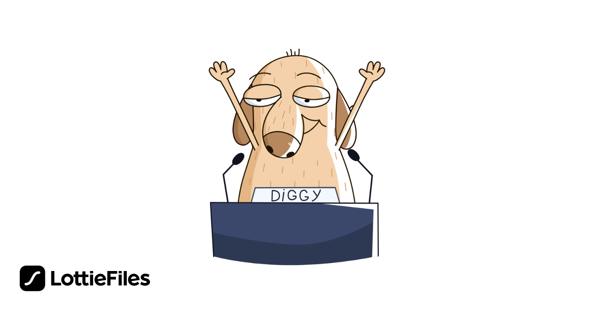 Animación gratuita de Diggy Animated (@TgSticker) Sticker 26 de Sticker ...