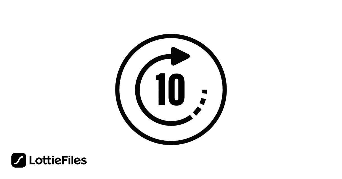 Free Forward 10 Seconds Animation by LottieFiles | LottieFiles