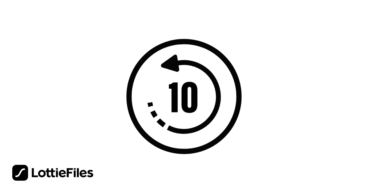 Free Rewind 10 Seconds Animation by LottieFiles | LottieFiles