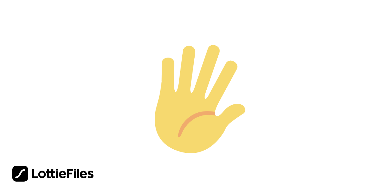 Free Waving hand Animation by Mathew Dony | LottieFiles