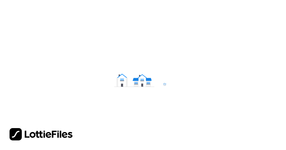 Free house Animation by Zhuo Cheng | LottieFiles