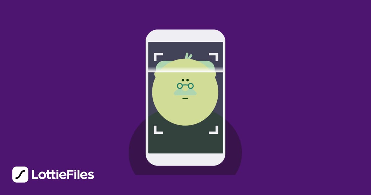 Free Face verification Animation by Doug | LottieFiles