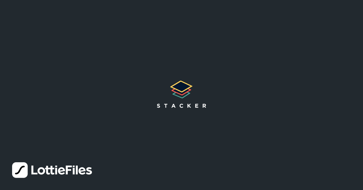 Free Stacker Logo animation Animation by Ty Martin | LottieFiles