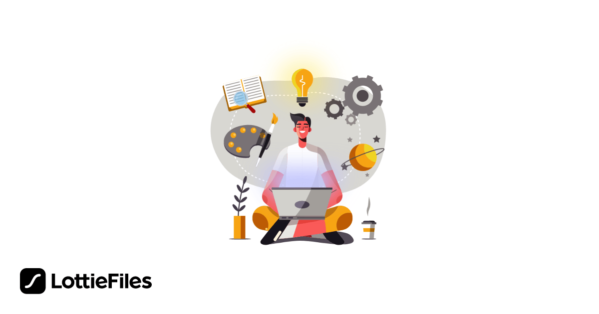 Free Artist Illustration Animation by Priyanshu Rijhwani | LottieFiles