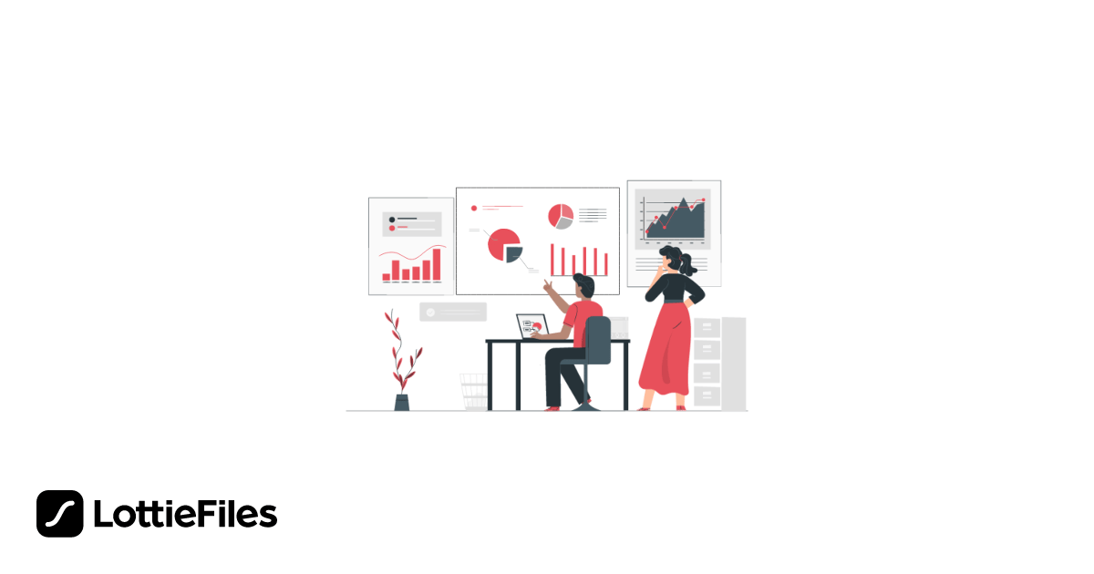 Free Data Inform Illustration Animation (Json) Animation by Nadeem ...