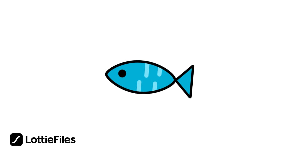 Free fish animation Animation by Aidan Lawson | LottieFiles