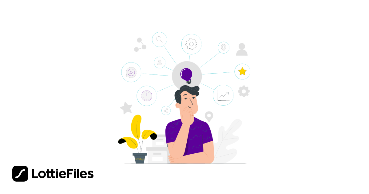 Free Person Thinking Animation by Nima Bidel | LottieFiles