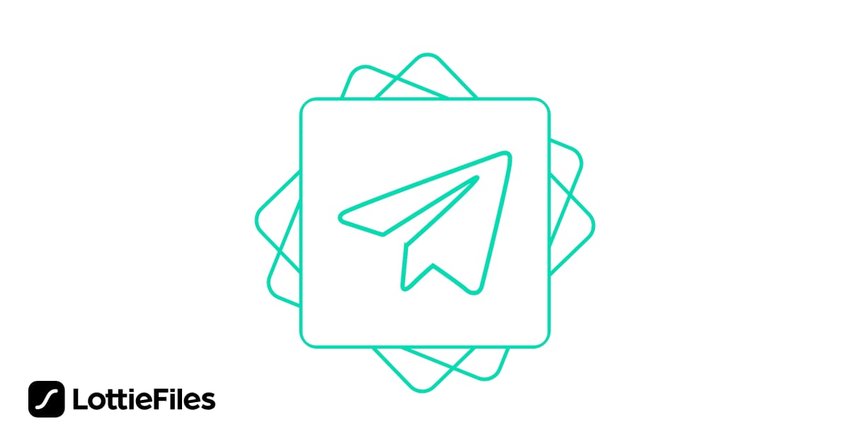 Free Telegram Animation by Tinymotion | LottieFiles