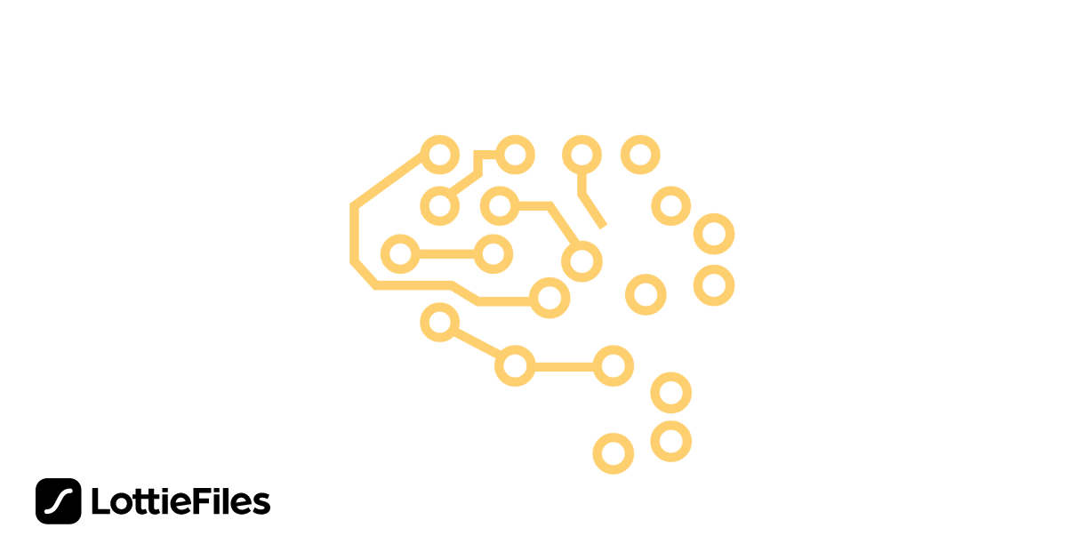 Free AI Brain -Yellow Animation by Jinshu Peethambaran | LottieFiles