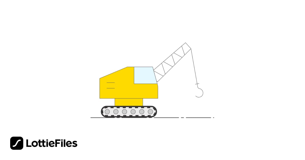 Free Crane Animation by manju | LottieFiles