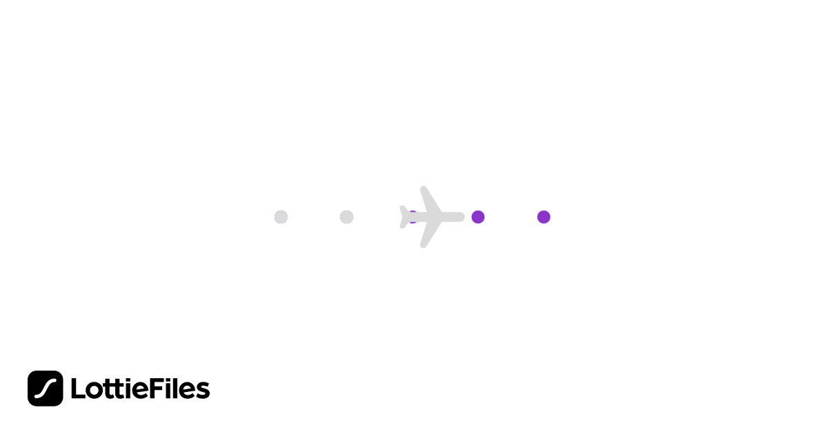 Free Airplane Loading Purple Animation by Akshat Bhat | LottieFiles