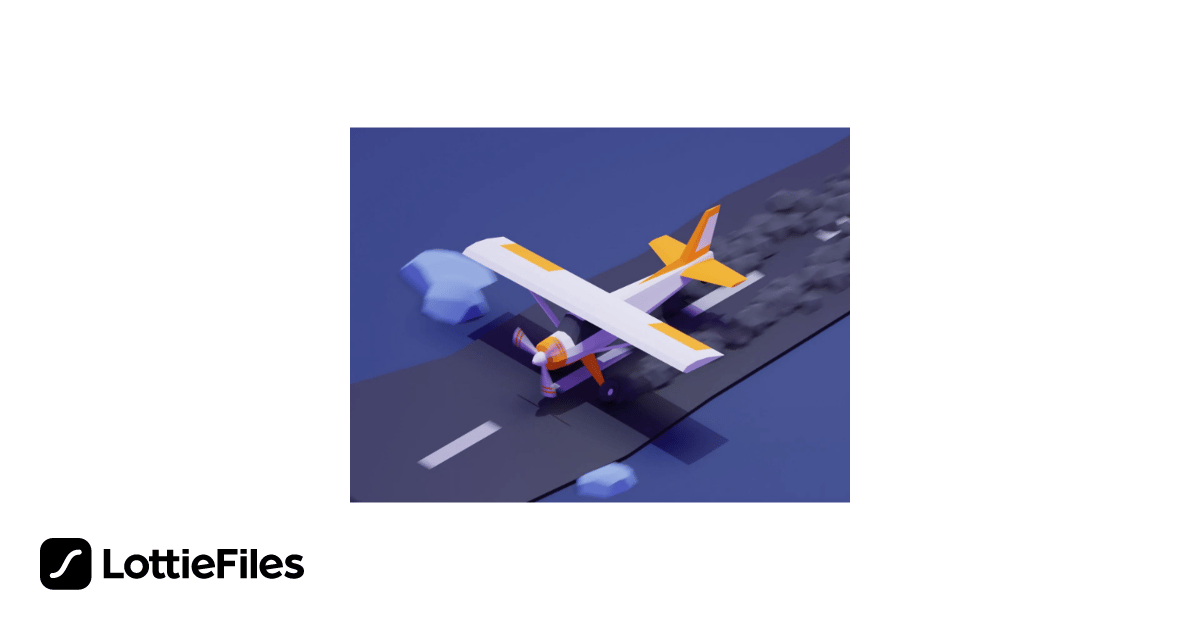 Free 3D Aeroplan Animation Animation by Shanim Qureshi | LottieFiles