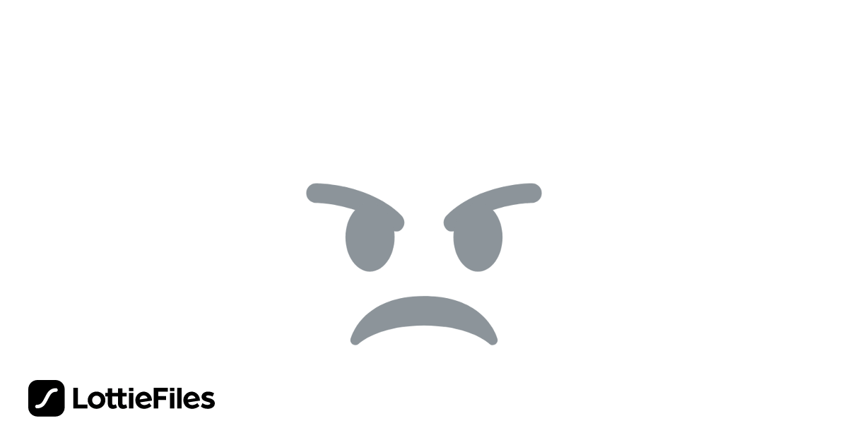 Free angry face Animation by Andrea Piña | LottieFiles