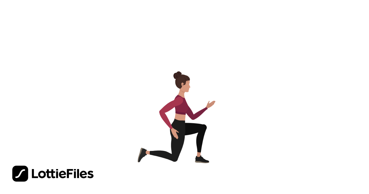 Free Explosive Lunges Animation by Daksh | LottieFiles