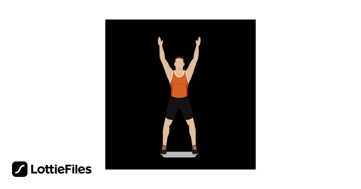 Free jumping jacks Animation by Daksh | LottieFiles