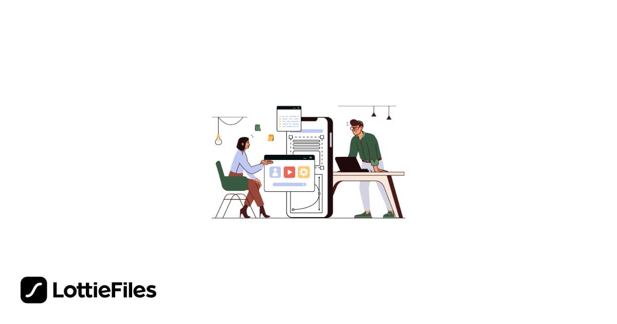 Free UI design update Animation by Aniee | LottieFiles