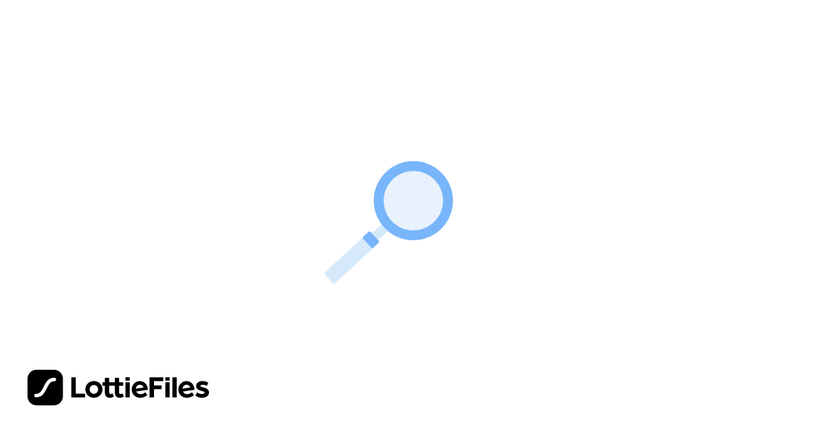 Free Magnifying Glass Animation by Badri Narayanan | LottieFiles