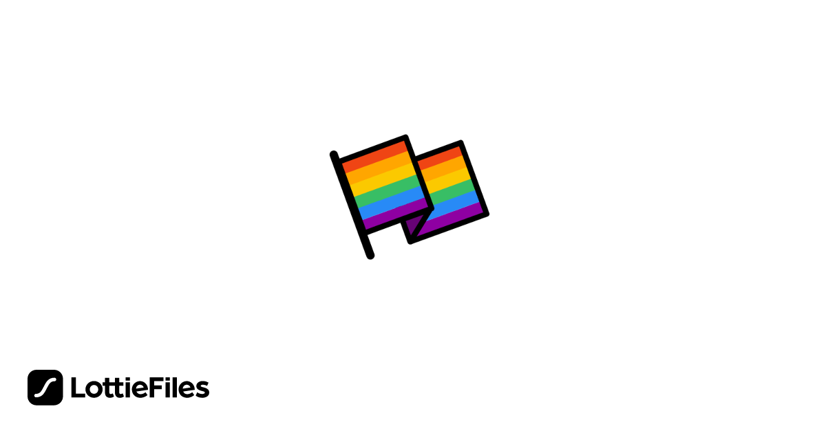 Free Pride Flag Loader Animation by LottieFiles | LottieFiles