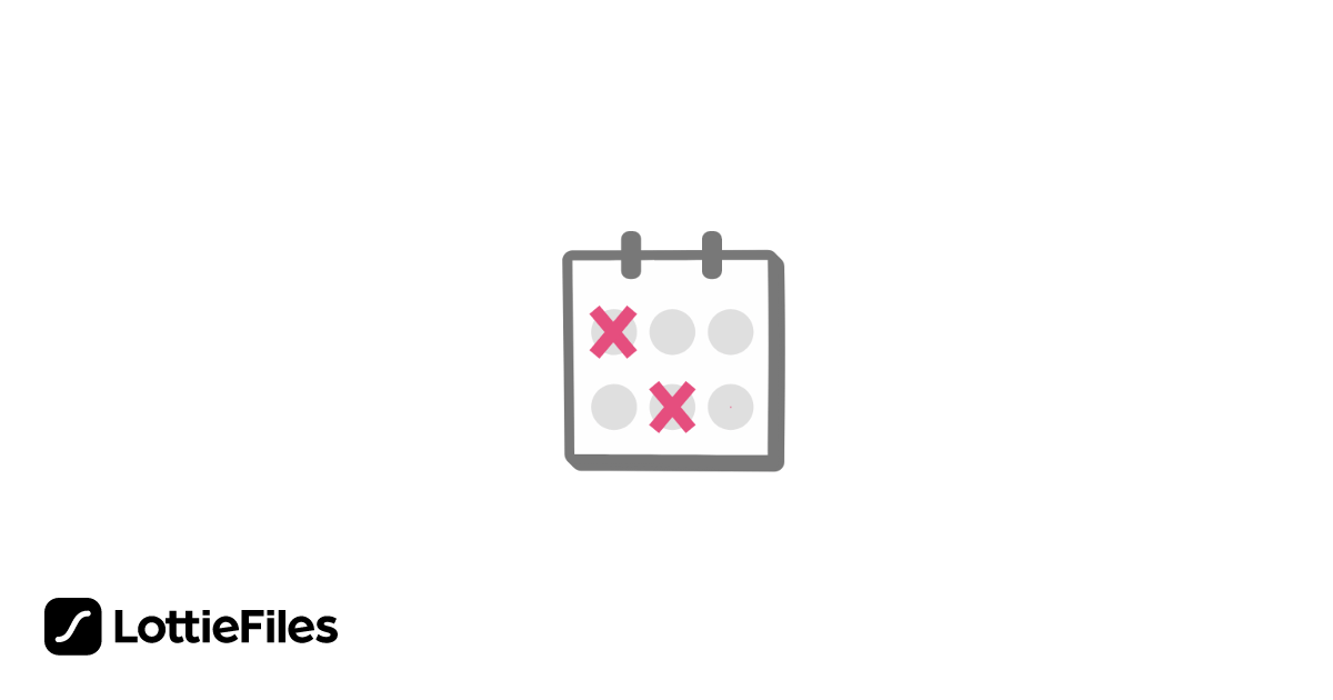 Free Calendar Date Animation by Andrea Del Latte | LottieFiles