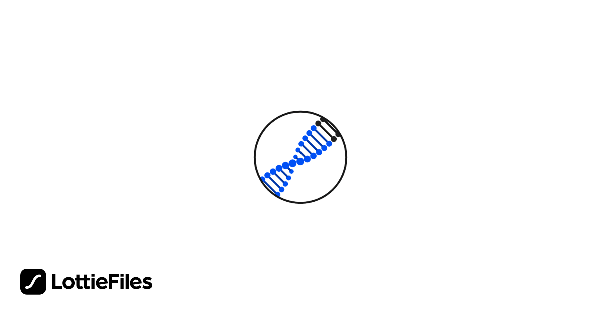 Free DNA Genetic loading Animation by BRUSSOBAUM | LottieFiles
